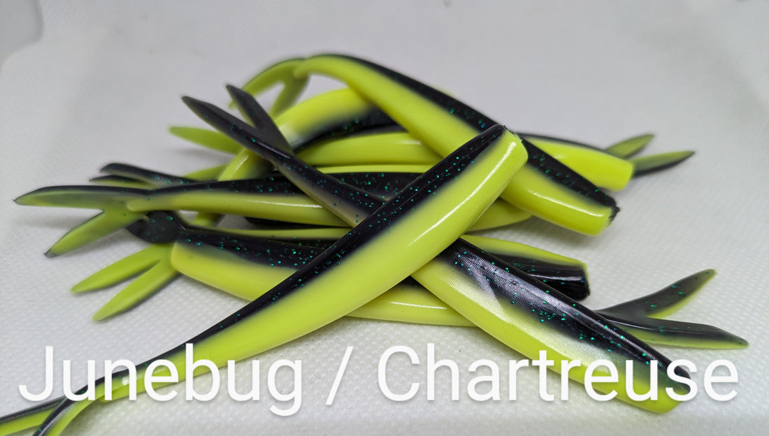 Motor City Minnow - Junebug / Chartreuse 10ct – Wyandotte Lure